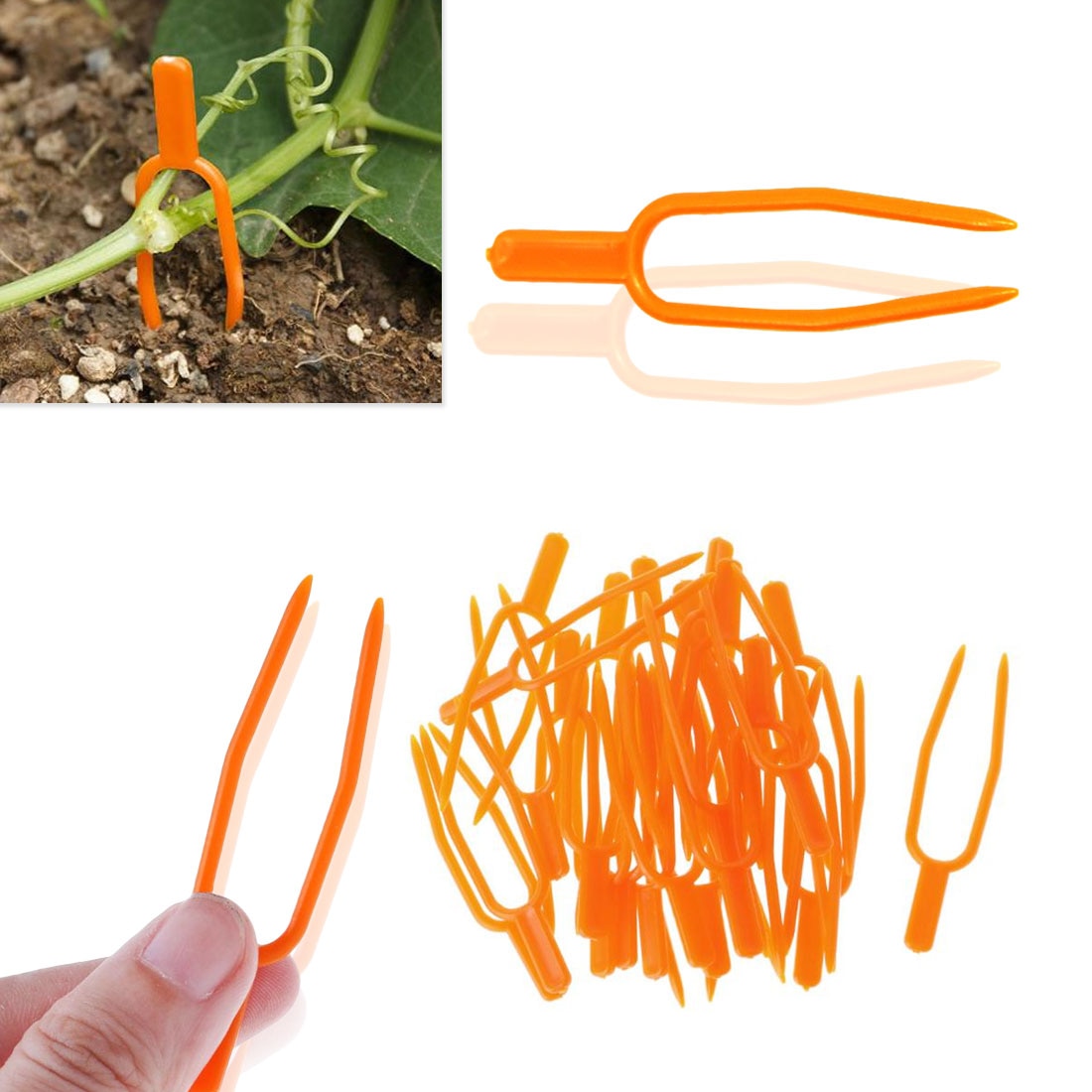 Plant Growing Fixing Clamp (50 pcs) - Garden Wizard Shop