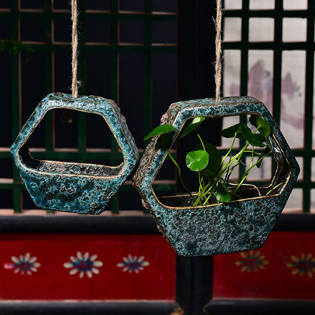 Hanging Geometric Flower Pot - Garden Wizard Shop